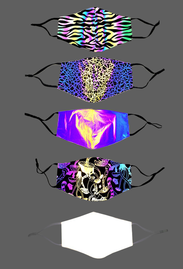 Halloween Mask - Half Face Protective Clubwear Party Colorful ...