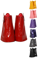 Women Robin Costume- Egghead Black Shiny Short Jacket and Panty OP ...