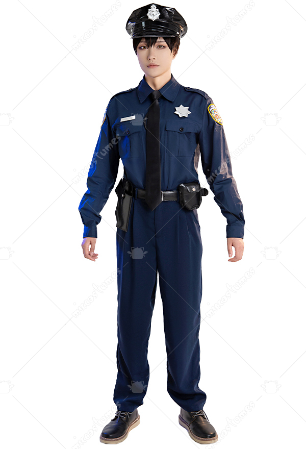 Adult Police Officer Costume - Halloween Police Costume | Full Set for Sale