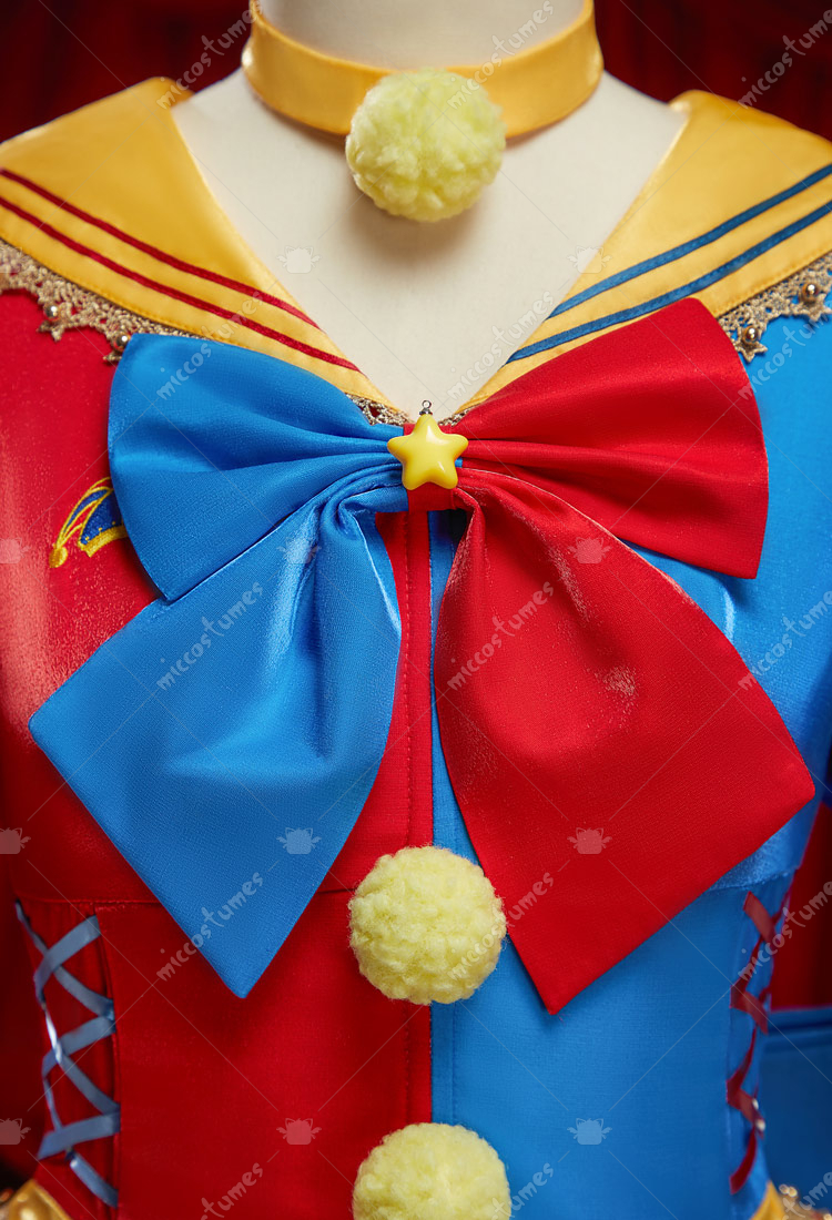 Game Clown Girl Costume Derivative Halloween Sailor Suit Tadc Cosplay