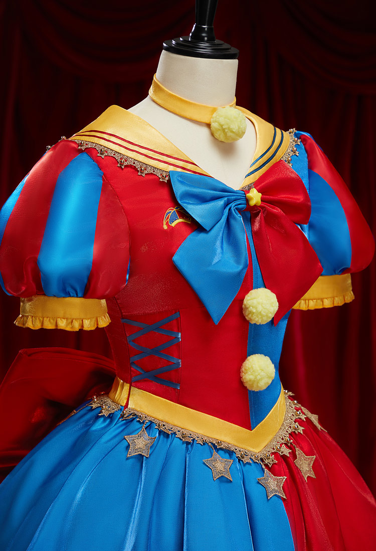 Game Clown Girl Costume - Derivative Halloween Sailor Suit TADC Cosplay ...