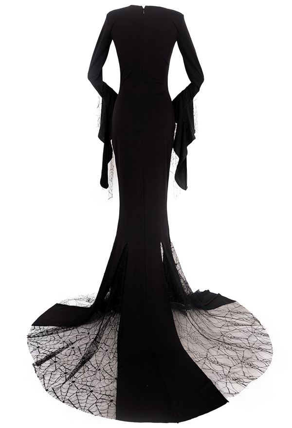 The Addams Family Morticia Addams Cosplay Costume