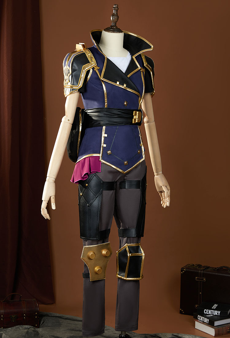 Vi Costume- Jacket and Pants with Belt Arcane LOL Cosplay | Top Quality ...