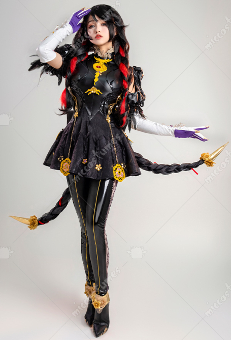 Bayonetta Cereza Costume Backless Dress with Leggings - Bayonetta 3 ...