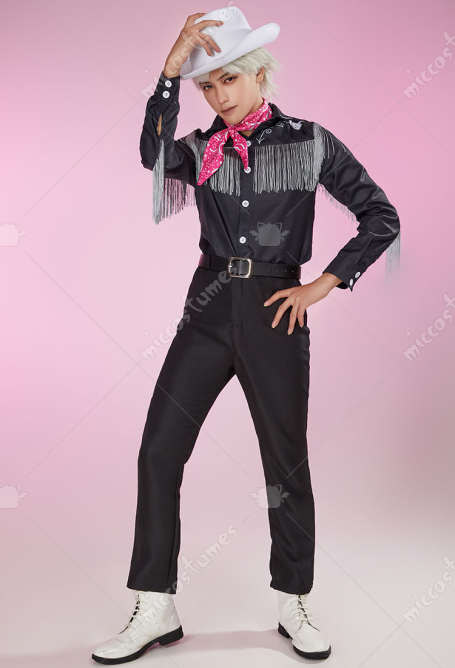 Cowboy Suit Shirt and Pants with Hat - Men Ken Cosplay Costume | Top ...