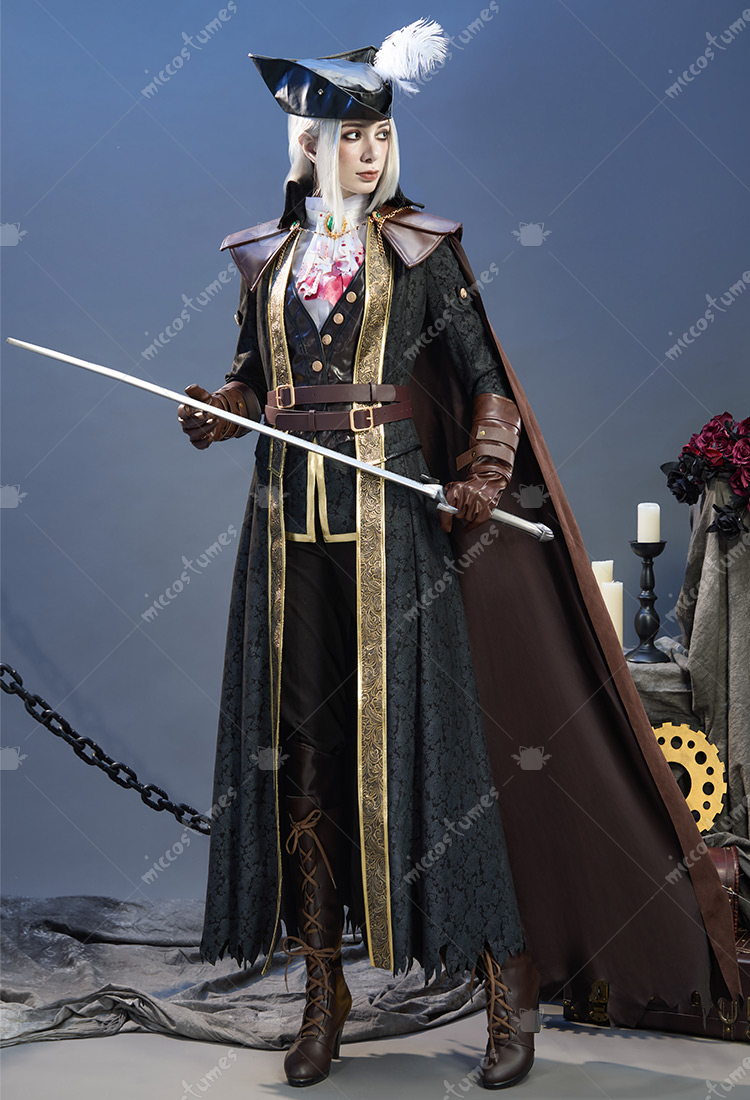 Bloodborne Lady Maria Shirt Vest with Coat and Cape - Cosplay Costume ...