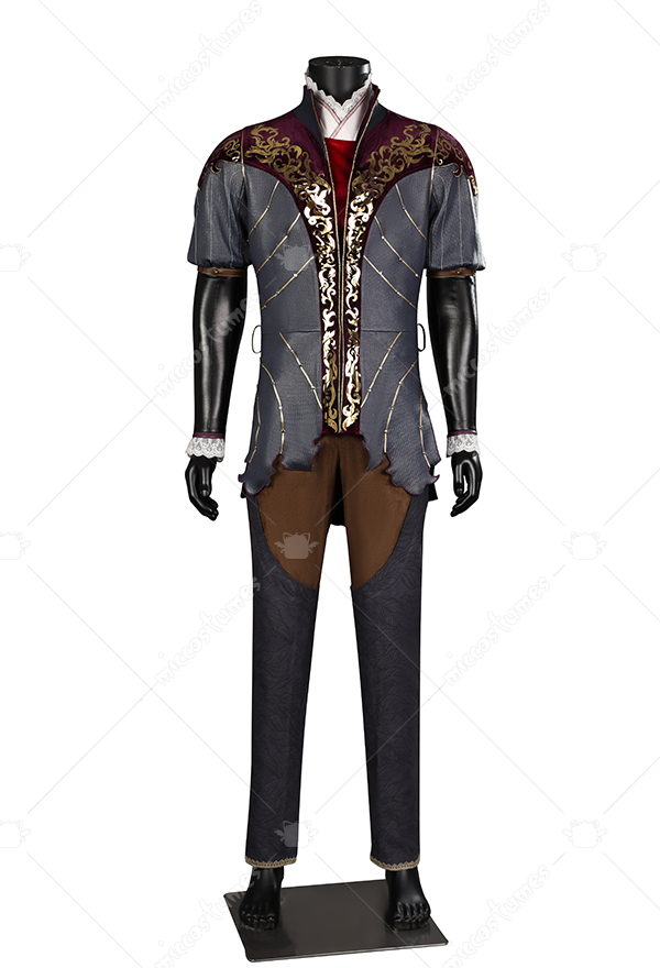 Astarion Costume - Top and Jacket with Long Pants and Belt Baldur's ...