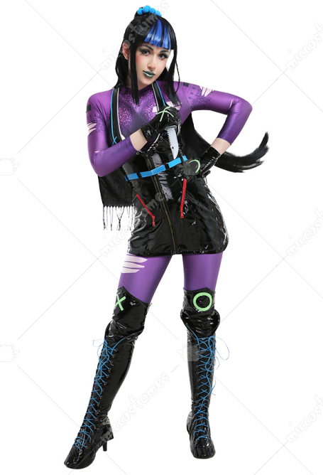 Punchline Superheroine Costume - DC Rebirth Cosplay | Full Set for Sale