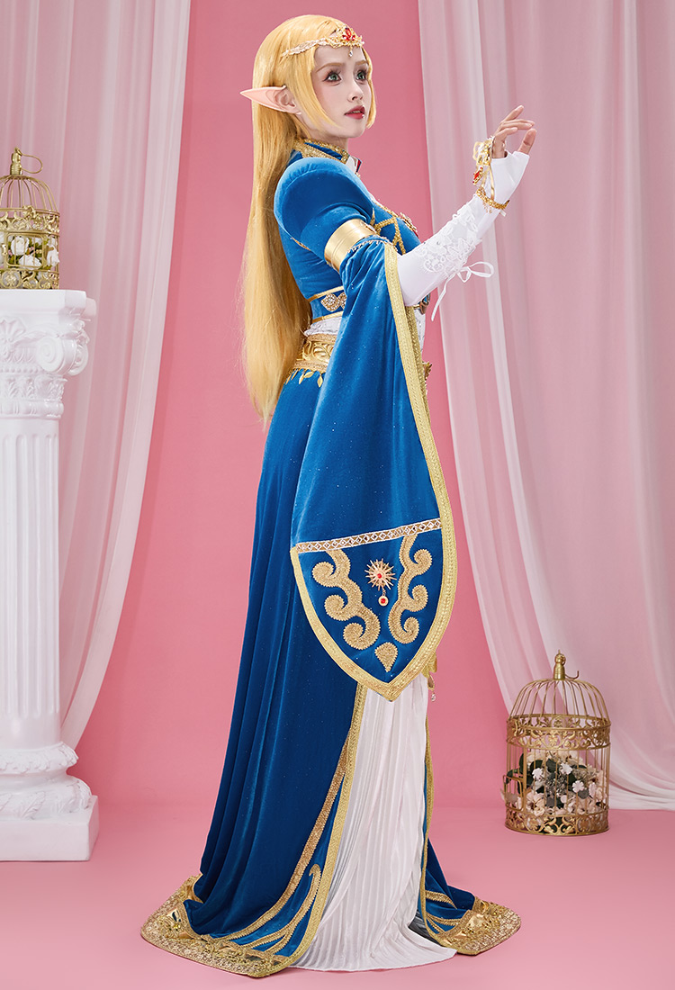 Women Princess Zelda Costume- Inner Shirt and Skirt with Jacket and ...