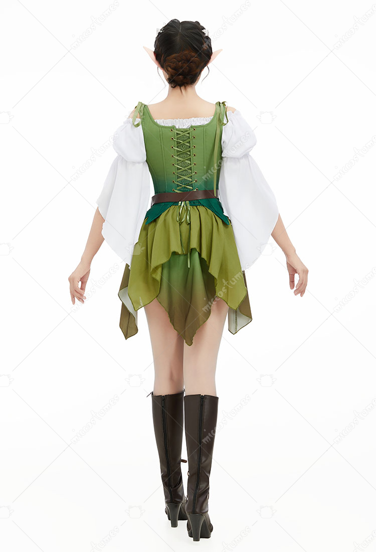 Halloween Elf Style Fairy Outfit Set - Medieval Cosplay | Top Quality ...