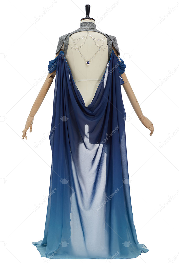 Medieval Gradient Blue Elf Style Shawl - Medieval Accessories | Top ...