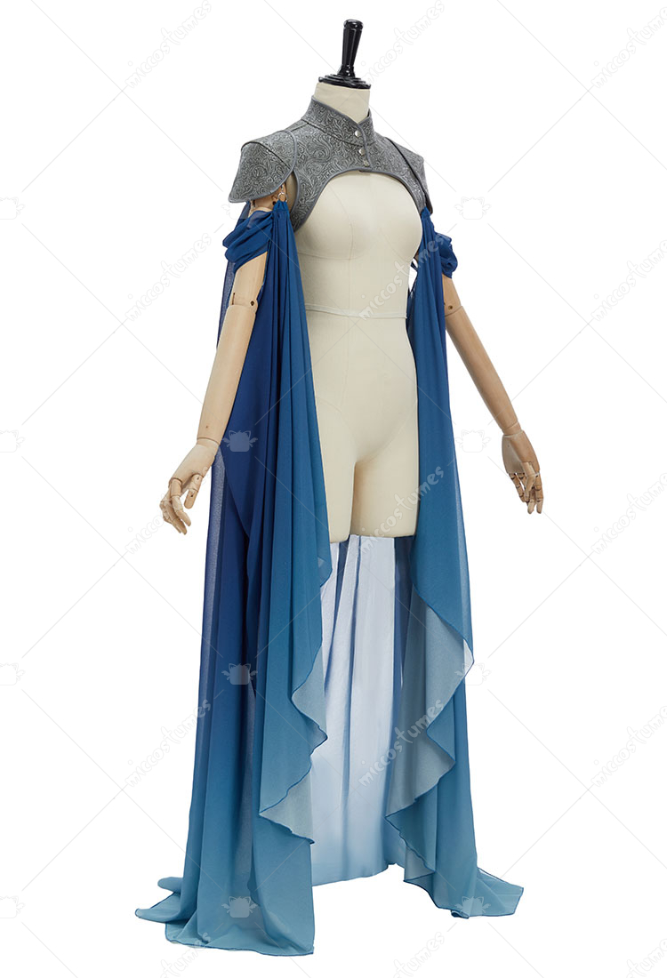 Medieval Gradient Blue Elf Style Shawl - Medieval Accessories | Top ...
