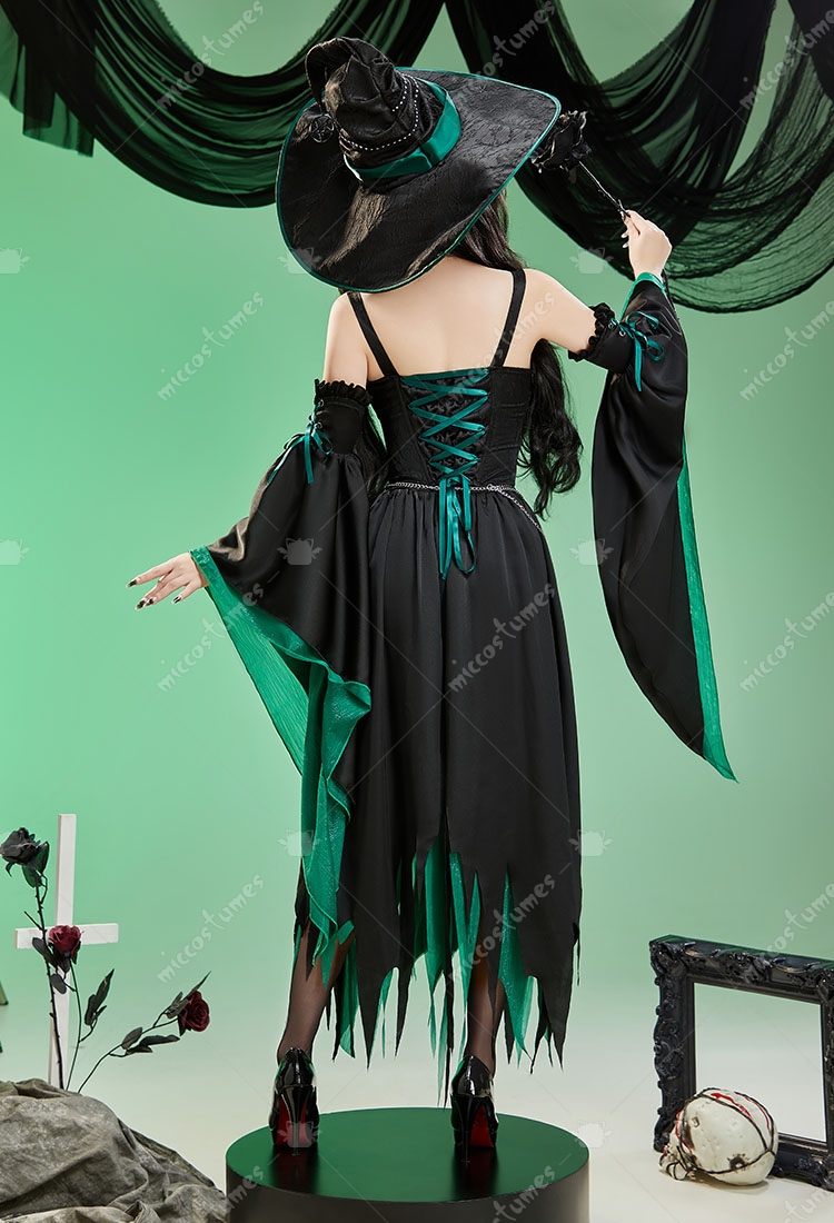 Shego Derivative Halloween Gothic Witch Costume - Shego Cosplay | Top ...