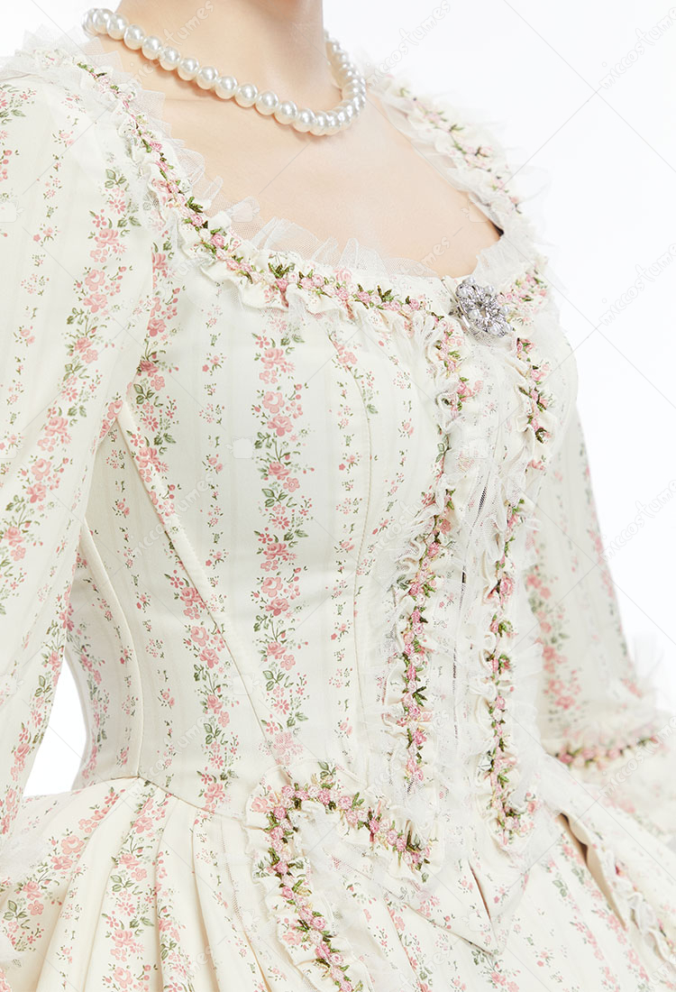 Marie Antoinette Cosplay - Kostüm Blumenanzug Rokoko Viktorianisches ...