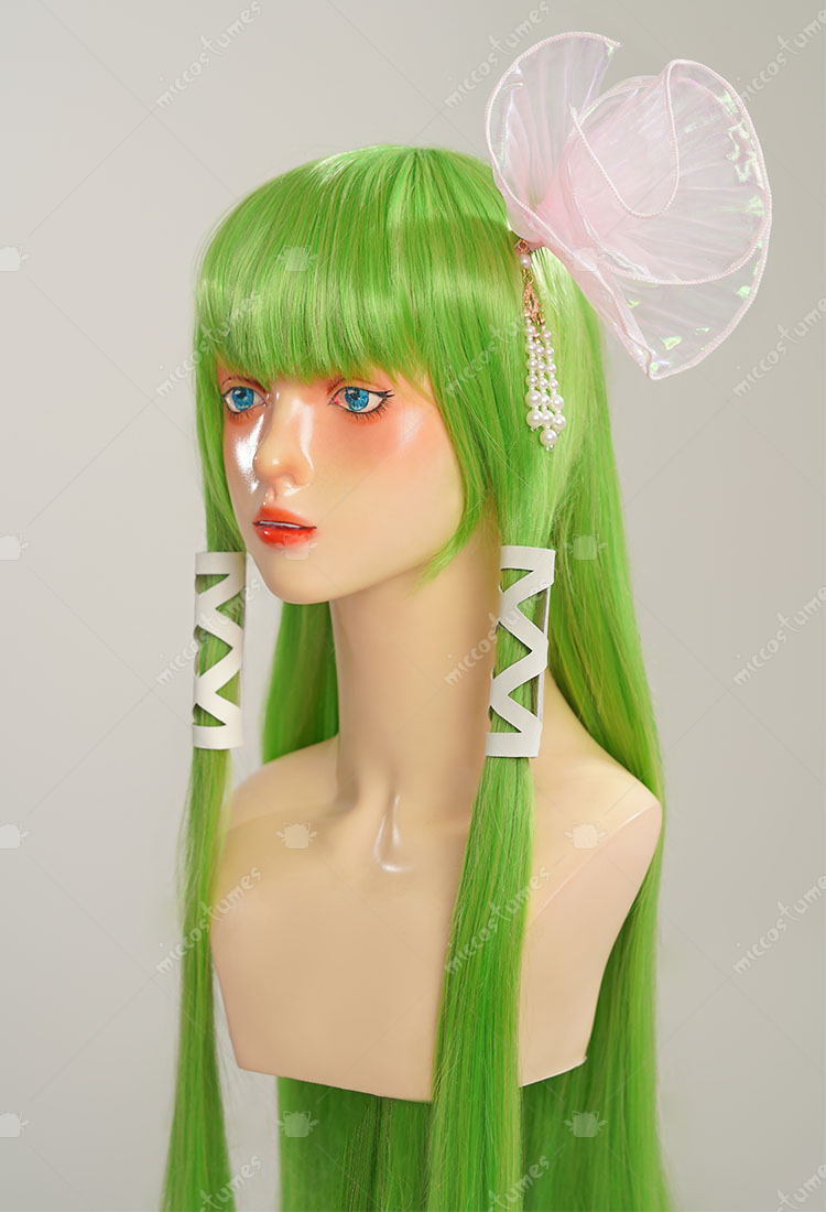 Anime C.C. Costume- Game Pink Dress Set Code Giasu Cosplay | Top ...