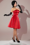 Halloween Women Scarlet Overkill Costume - Red Dress with Gloves Choker ...