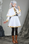 Women Frieren Costume - Dress and Cloak with Belt and Elf Ears Anime ...
