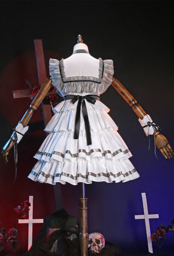 Quaintrelle's Ruffled Dress Costume Slip Dress - FF FF14 Cosplay | Top ...