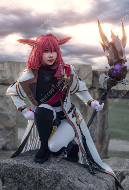 Field Commander Costume- Sweater and Pants with Long Coat and Gloves FF ...