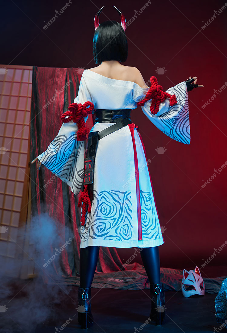 Game The night rose Costume - EPIC Outfit Top Pants with Kimono ...