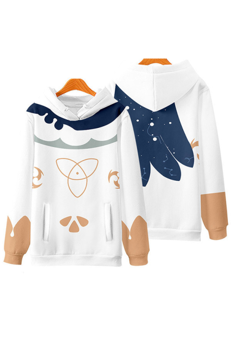Kawaii Paimon Sweatshirt - Genshin Impact Casual Hoodie | Top Quality ...
