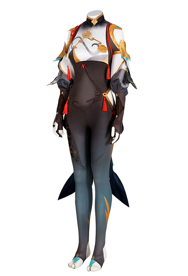 Shenhe Bodysuit Set - Genshin Impact Cosplay Costume | Top Quality ...