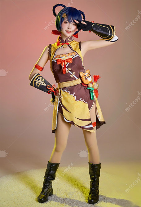 Xiangling Cosplay - Genshin Impact Costume | Top Quality Outfits for Sale