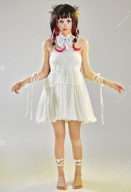 Damselette Columbina Costume Dress - Genshin Impact Cosplay | Top ...