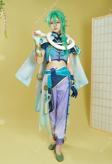 Baizhu Costume - Genshin Impact Cosplay | Top Quality Outfit for Sale