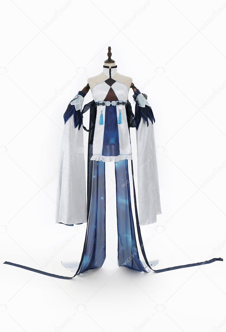 Genshin Impact Dress and Sleeves - Guizhong Haagentus Cosplay Costume ...
