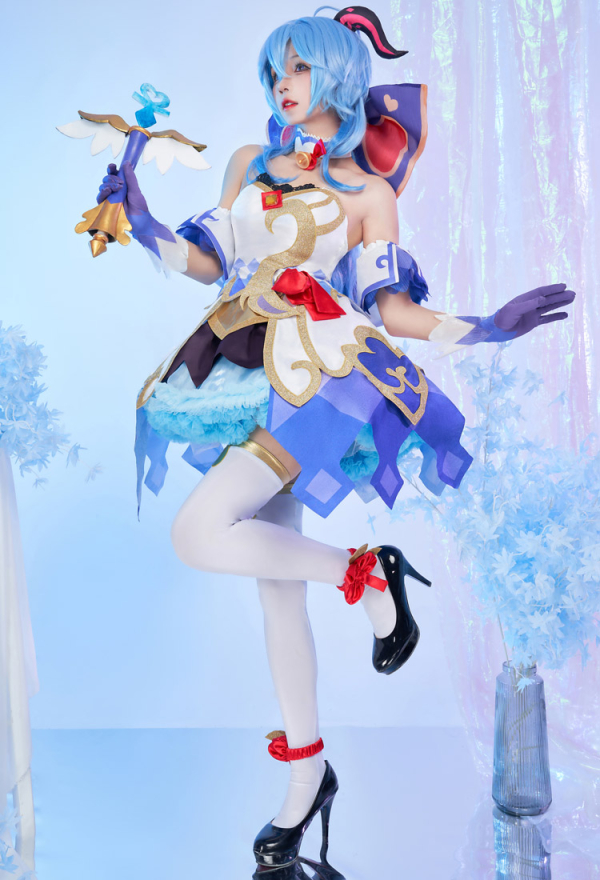Magical Girl Ganyu Costume Top and Skirt - Genshin Impact Cosplay ...