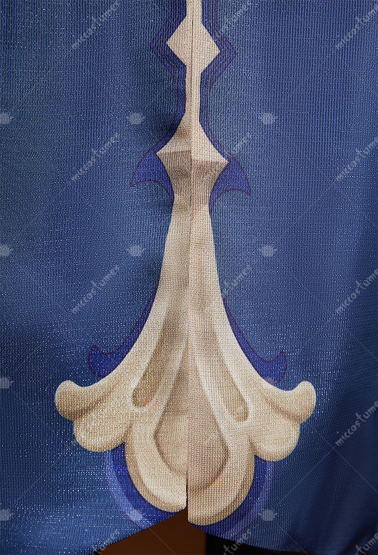 Neuvillette Costume- Long Robe and Trousers with Long Shawl and Gloves ...