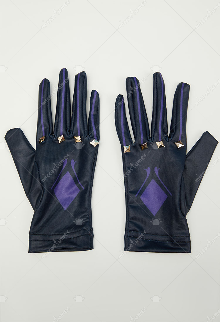 Neuvillette Costume- Long Robe and Trousers with Long Shawl and Gloves ...