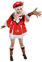 Genshin Impact Klee Two-Piece Swimsuit - Ruffle Bathing Suit | Top ...