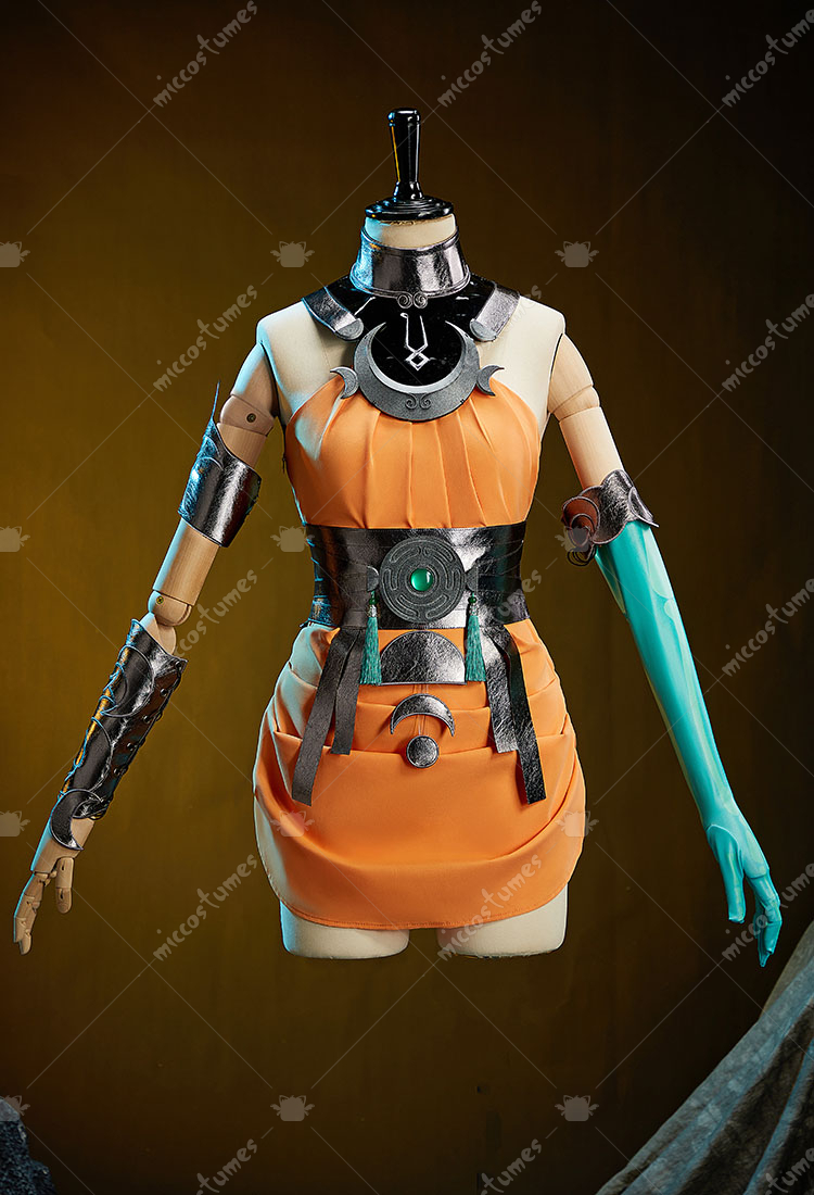Hades Melinoë Cosplay Orange Robe Ensemble - Cosplay Costumes pour ...