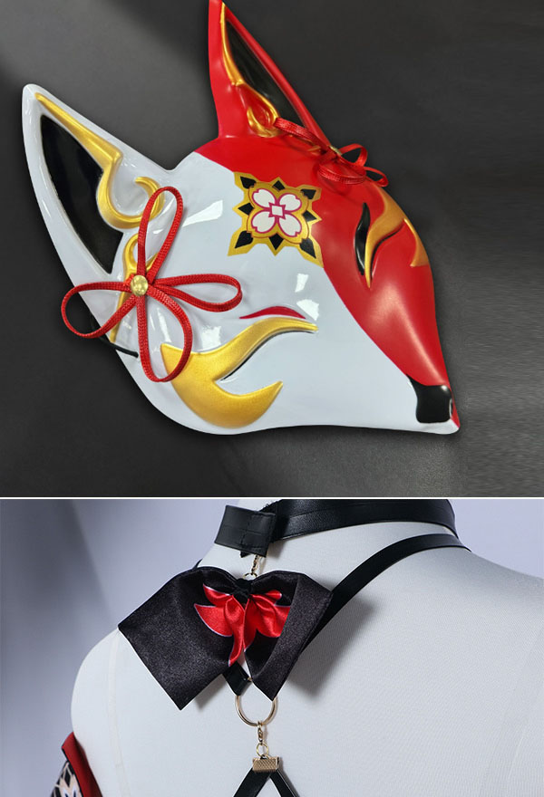 Sparkle Costume - Dress and Mask with Head Accessory and Arm sleeves ...