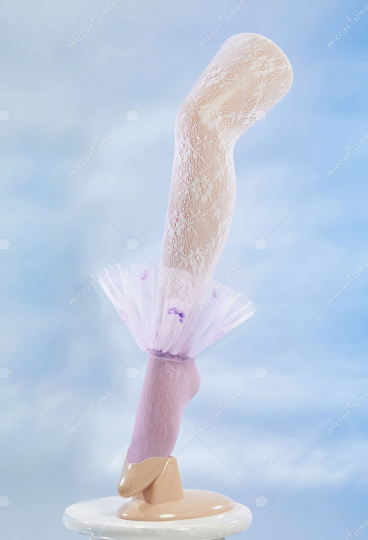 Women Grace Costume - Purple Dress Set with Hair Band Stockings ...