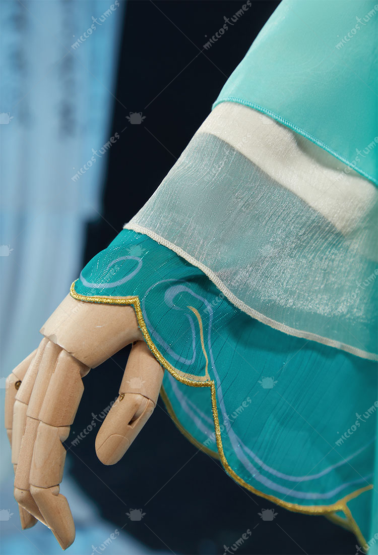 Jade Phial Grace Costume - Dress Shawl Set Identity V Naiad Cosplay ...