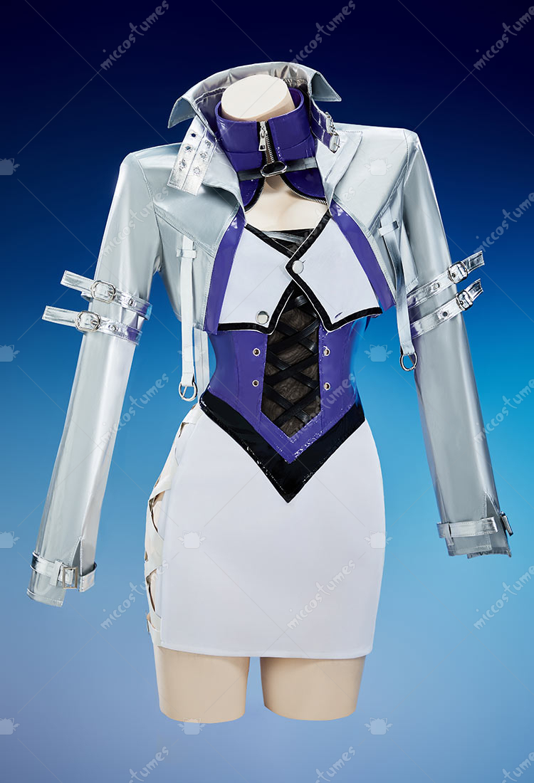 KOF Shermie Dress and Jacket Cosplay Costume - Game Cosplay | Top ...