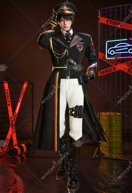 Farspace Colonel Caleb Costume - Black Military Uniform Set Love and ...