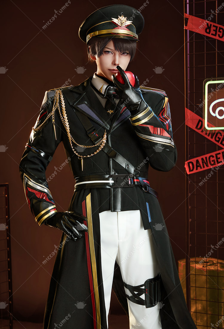 Farspace Colonel Caleb Costume - Black Military Uniform Set Love and ...