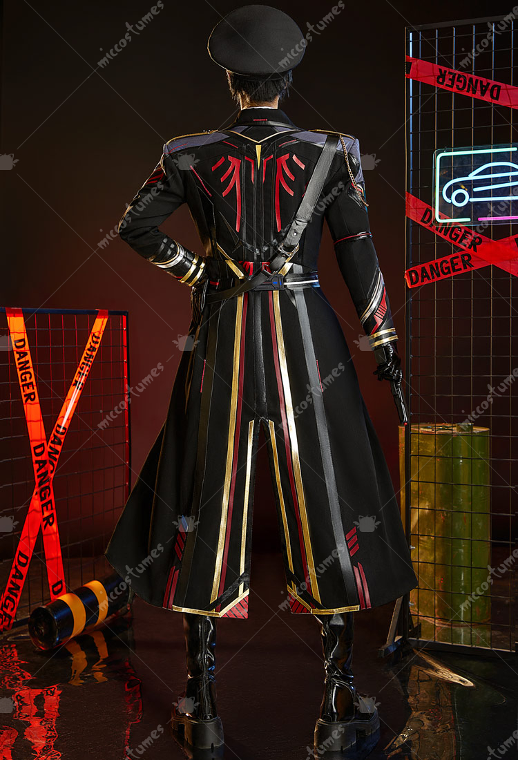 Farspace Colonel Caleb Costume - Black Military Uniform Set Love and ...