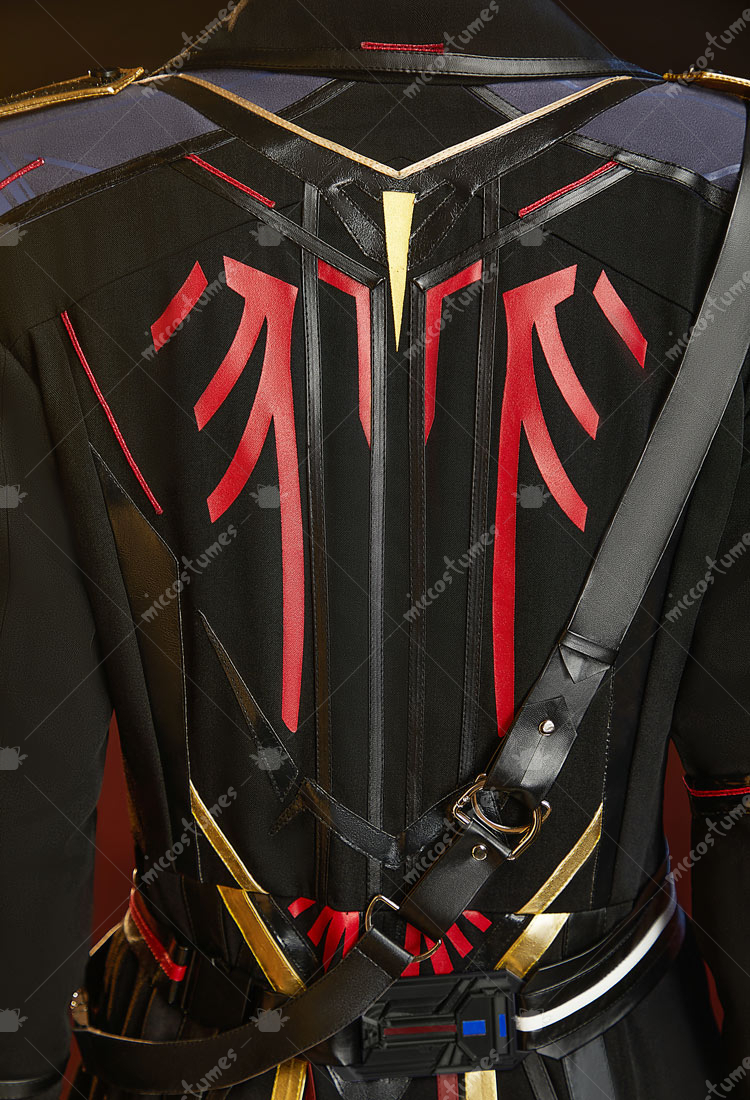 Farspace Colonel Caleb Costume - Black Military Uniform Set Love and ...