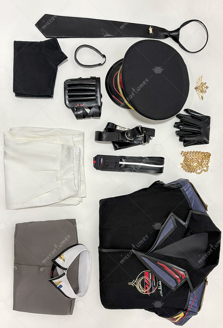 Farspace Coronel Caleb Disfraz - Negro Uniforme Militar Conjunto Amor y ...