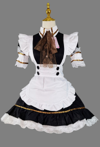 Maid Dress - Cute Sailor Collar Bow Decorated Uniform Dress | Outfits ...
