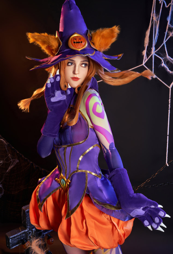 Neeko Bewitching Skin Costume - LOL Cosplay Top and Shorts Set | Top ...