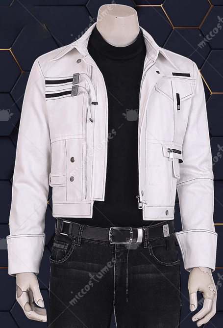 Xavier Costume - White Denim Jacket Love and deepspace Cosplay | Top ...
