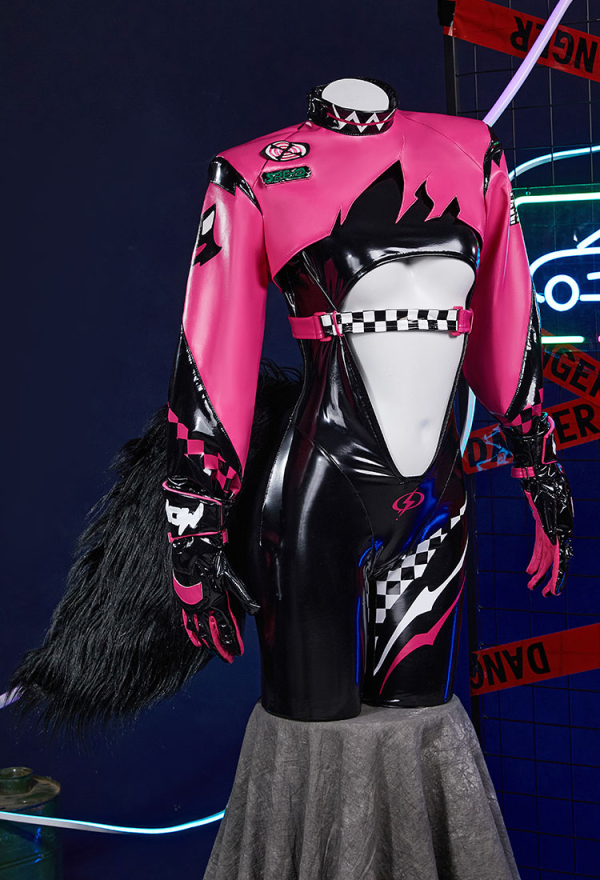 Mujer Rin Traje - Top y mallas con guantes Muse Dash Cosplay | Trajes ...