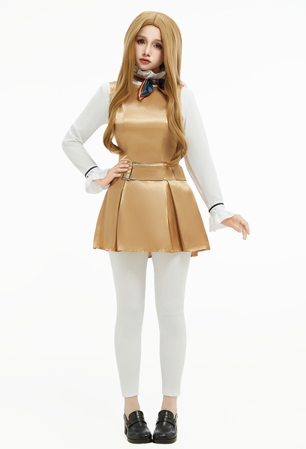 Megan Cosplay Costume - Vestido con forro y pantimedias M3GAN Cosplay ...