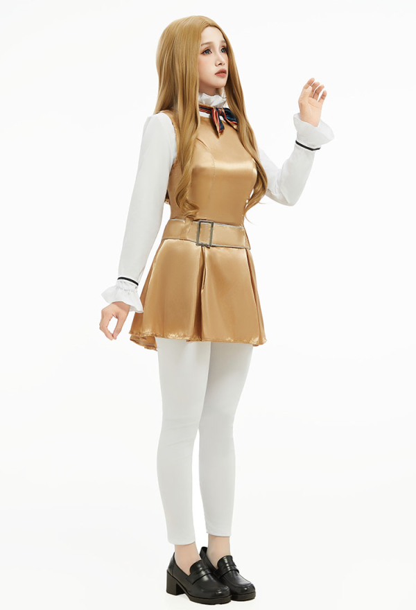 Megan Cosplay Costume - Vestido con forro y pantimedias M3GAN Cosplay ...